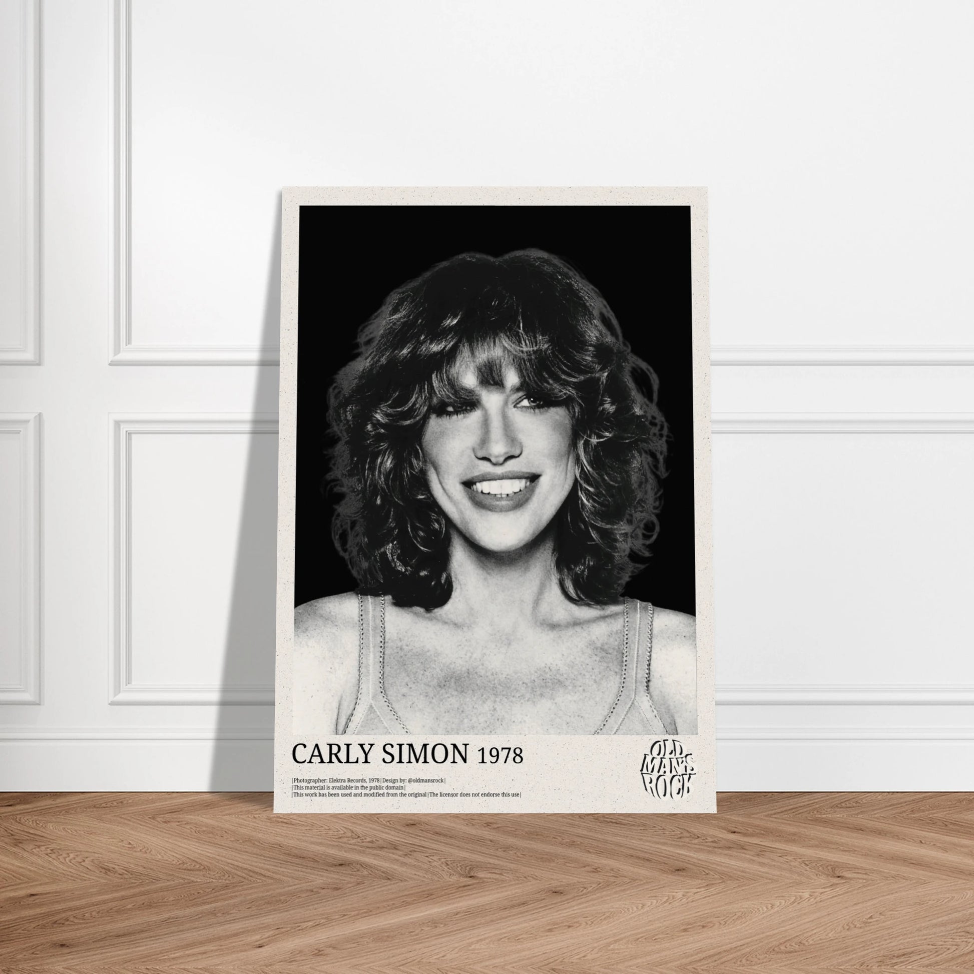 Carly Simon 1978 Poster – Old Man's Rock