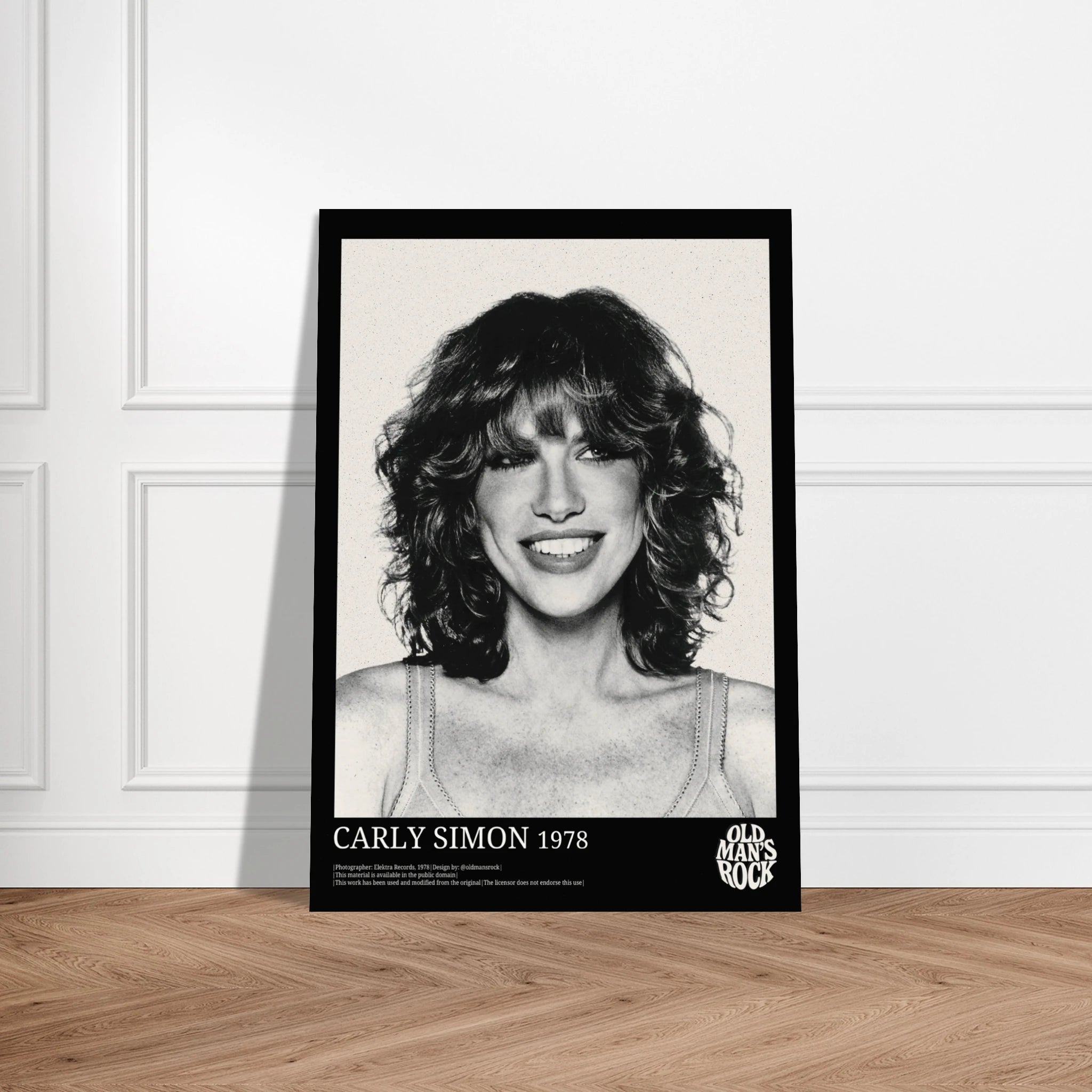 Carly Simon 1978 Poster – Old Man's Rock