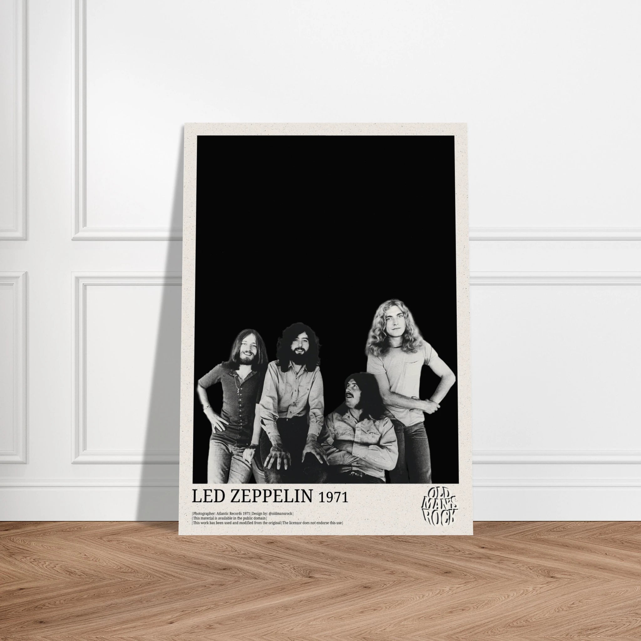 Led Zeppelin 1971 Poster – Old Man's Rock
