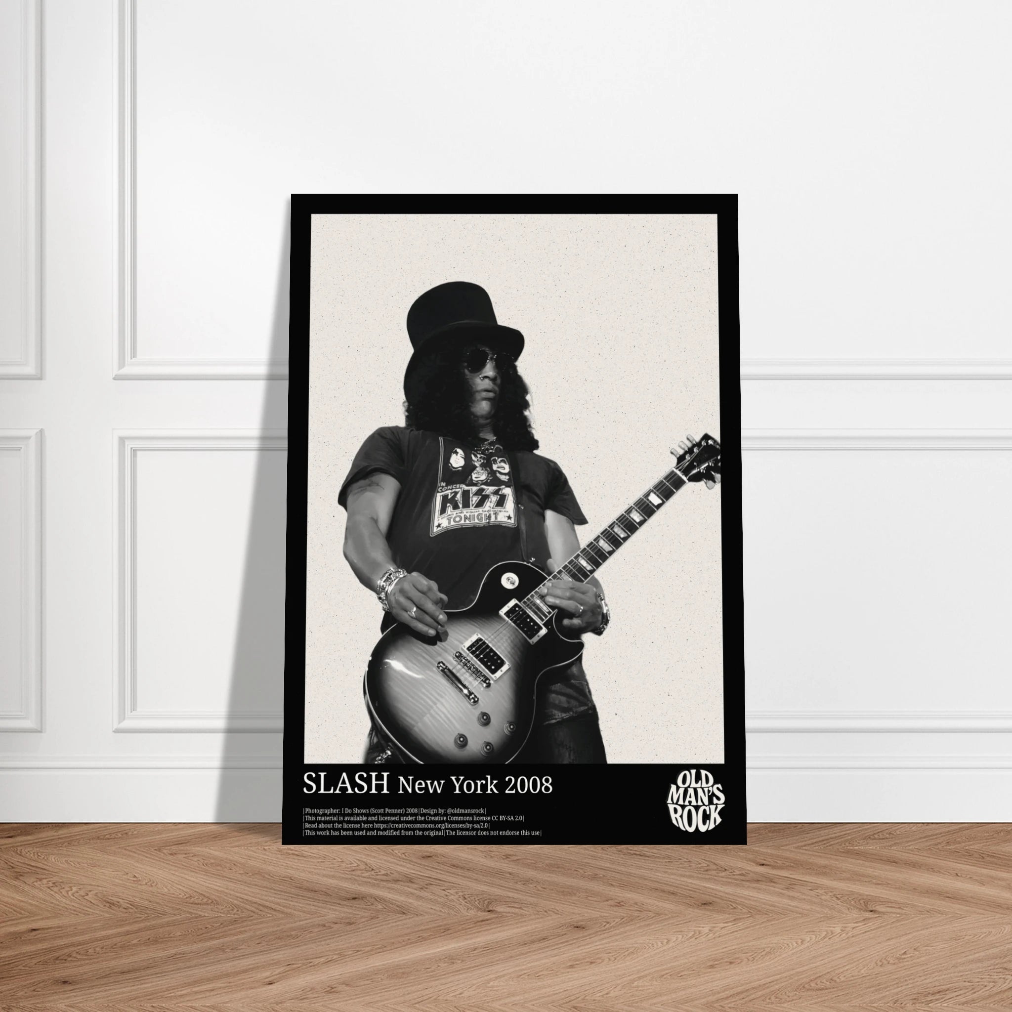 Slash of Guns N Roses 2008 Poster – Old Man's Rock